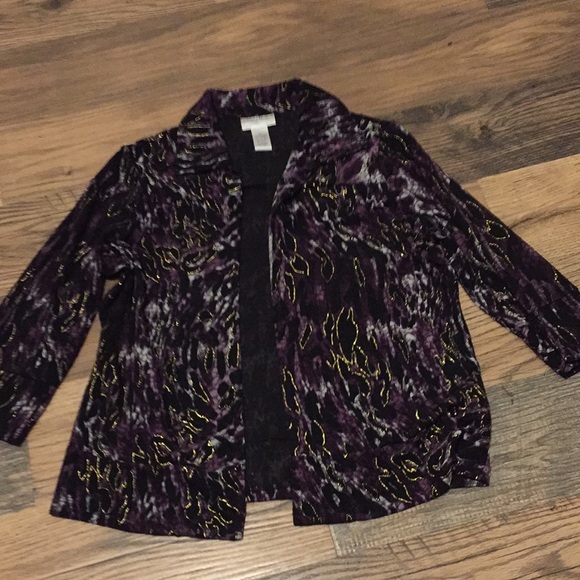 Tops | Multi Colored Tunic With Gold Metallic Details | Poshmark